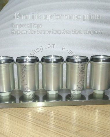 Ink cup for pad printer (inner dia:Ø42mm) tampo ink cup | doctoring cup ...