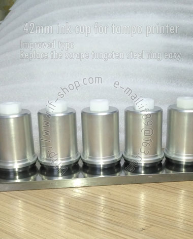 Ink cup for pad printer (inner dia:Ø42mm) tampo ink cup | doctoring cup ...