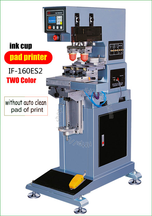 Two color pad printer - Precision ink cup type|IF-160ES2-X|pad printer