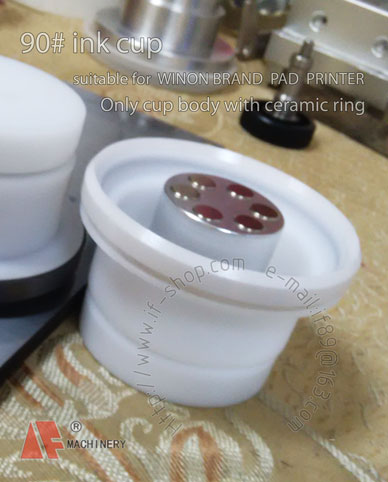 Ink cup for pad printer (inner dia:Ø82mm)|IF-CW82POM|Ink cup series - w