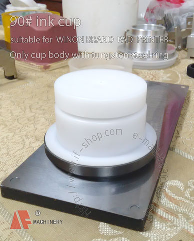 Ink cup for pad printer (inner dia:Ø82mm)|IF-CW82POM|Ink cup series - w