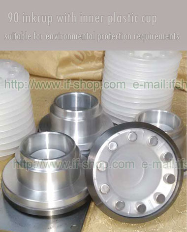 ink cup with inner plastic cup (inner dia:Ø90mm)|IFCUPK90MM-plastic cup ...