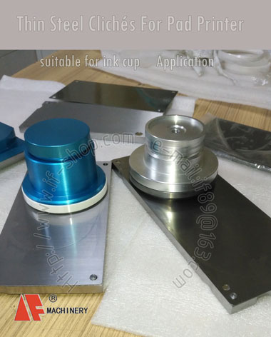 Thin Steel clichés for pad printer (package unit:10pcs)A|IF-sthin|pad ...