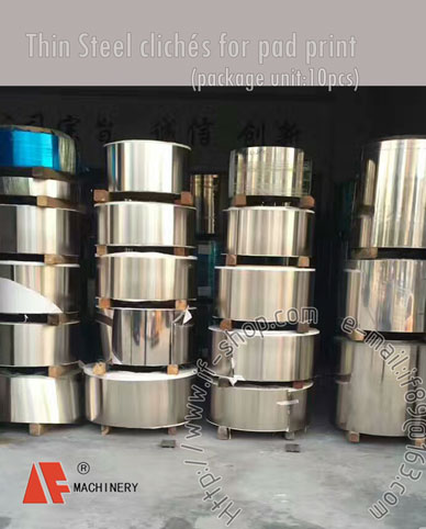 Thin Steel clichés for pad printer (package unit:10pcs)A|IF-sthin|pad ...
